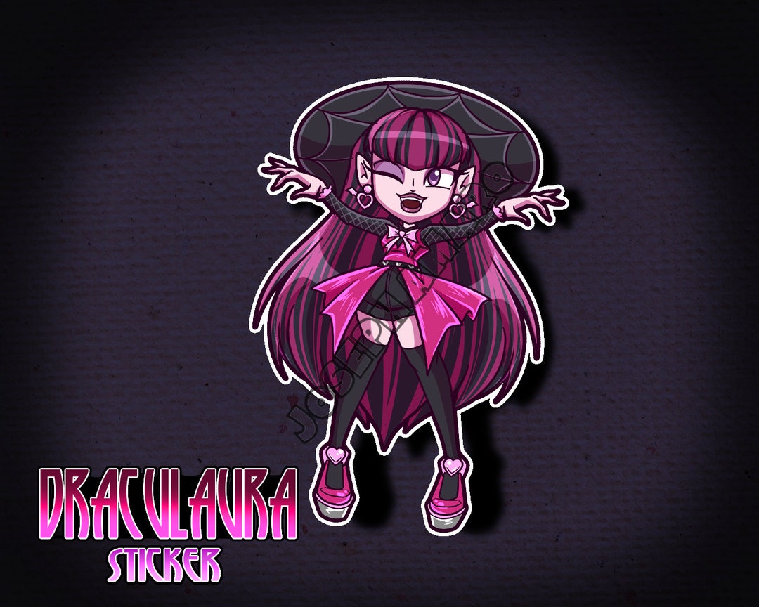 Monster Ghoul School: Vampire Girl Sticker - Etsy