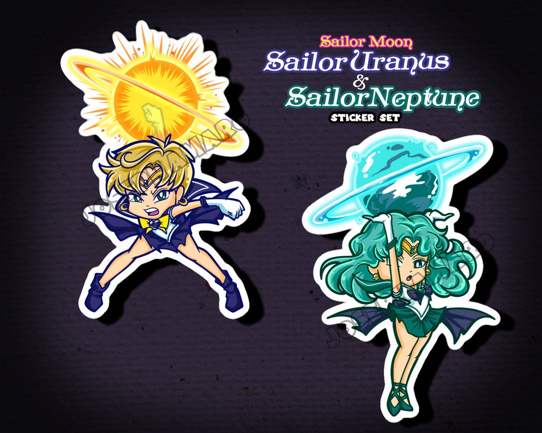 Sailor Moon: Uranus & Neptune Sticker Set - Etsy