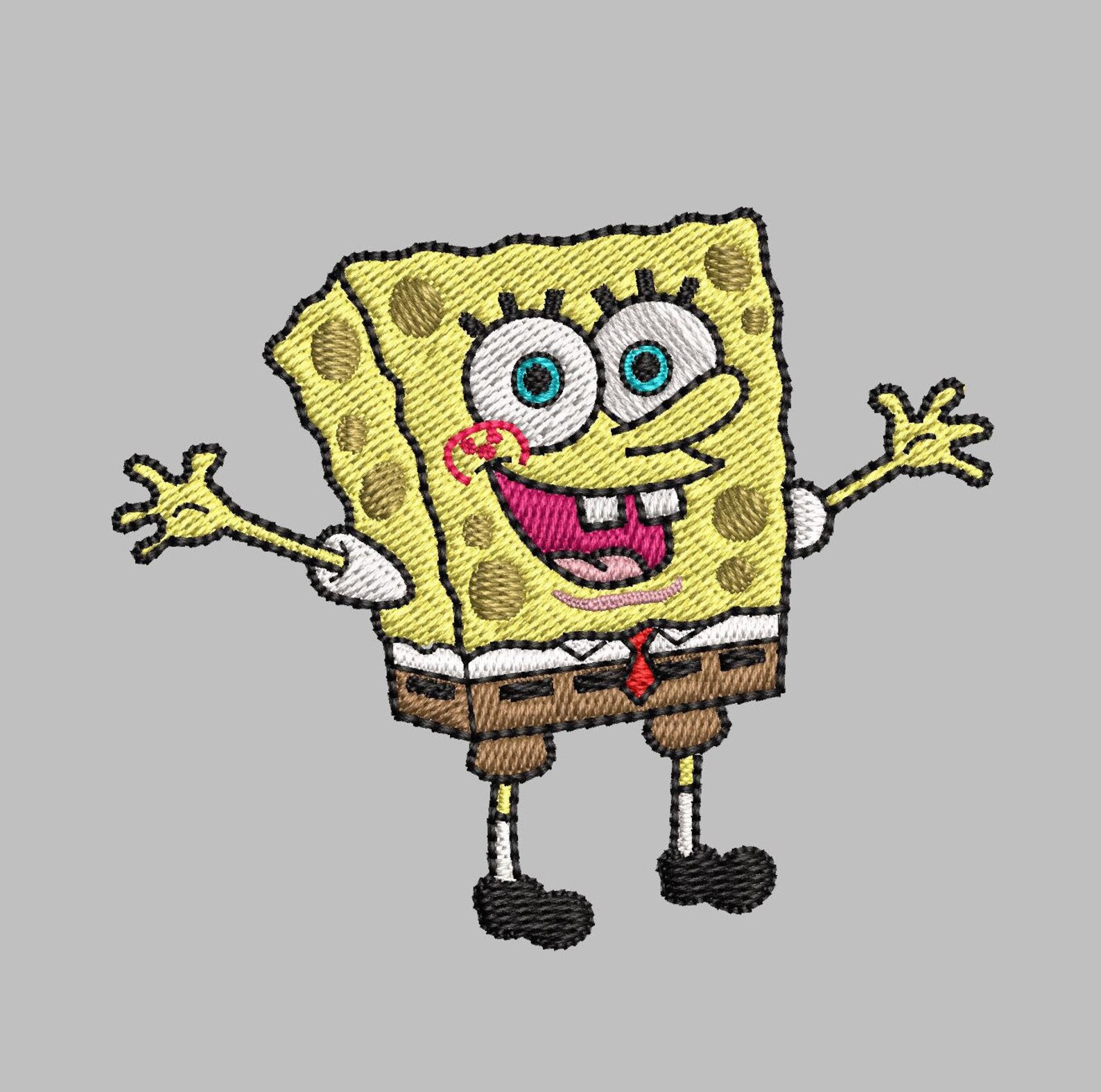 SpongeBob Patch iron on Limited Edition Patches Custom | Etsy