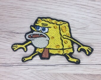 Spongebob Iron on Patch - Etsy