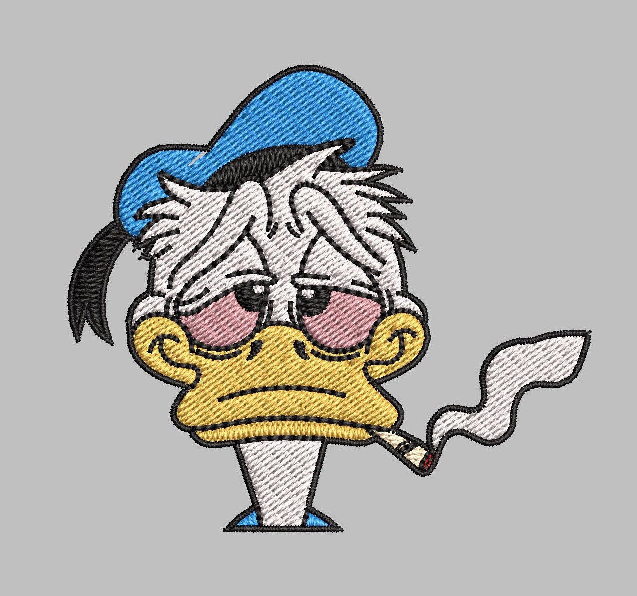 Donald Duck Smoking Weed