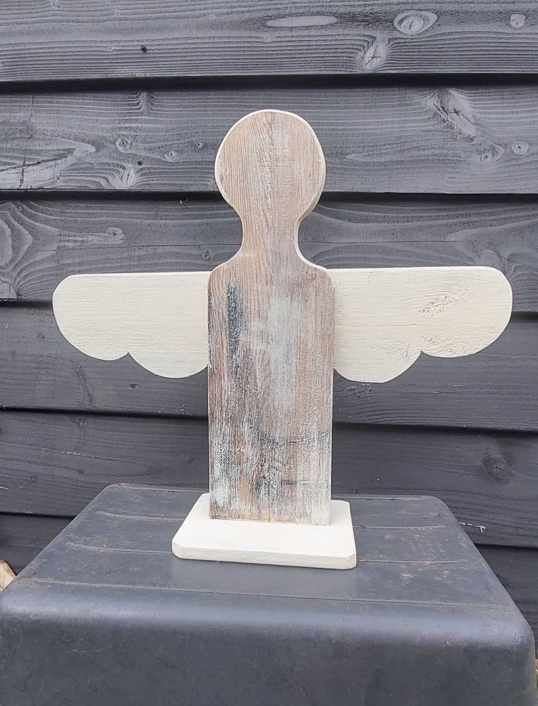 Angel Made of Recycled Wood - Etsy