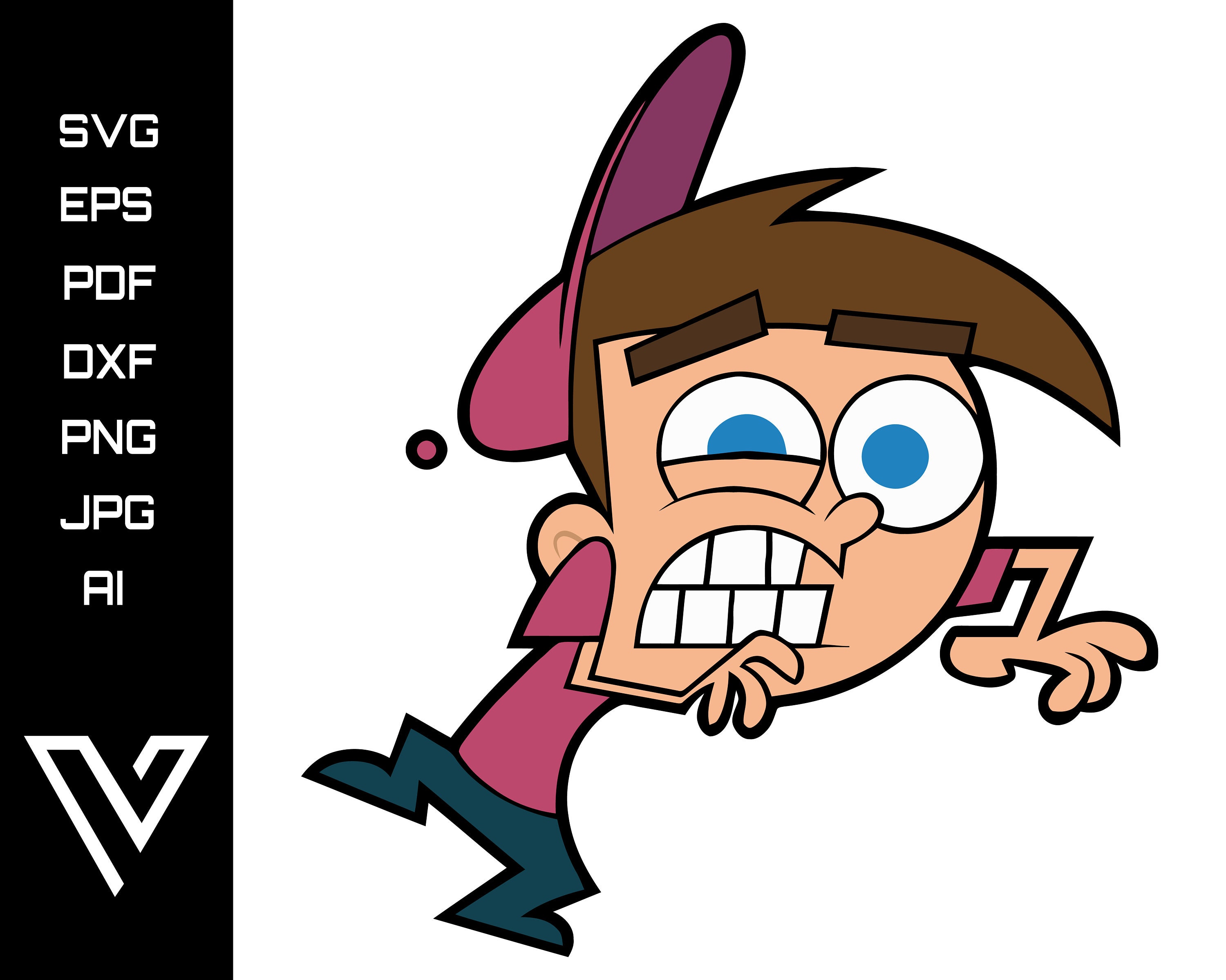 Timmy Turner the Fairly Oddparents SVG Cricut Cut File | Etsy