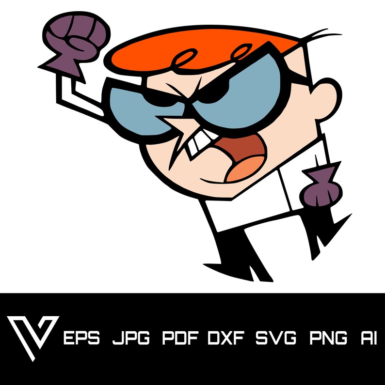 Dexter's Laboratory Dexter 5x SVG Cricut Cut File Clip | Etsy
