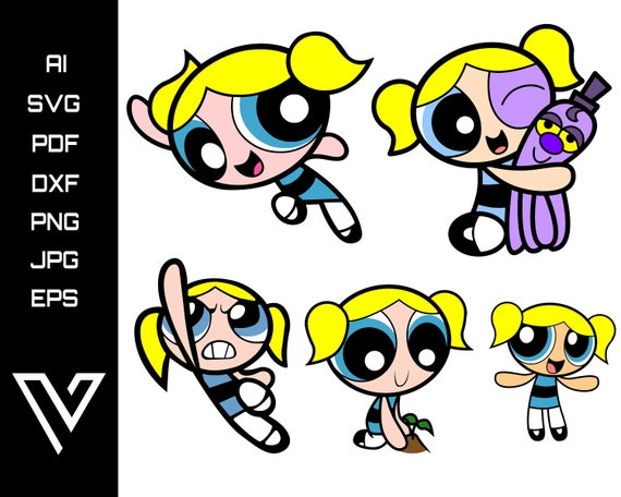 Bubbles The Powerpuff Girls Svg Bundle Bubbles Cricut Etsy