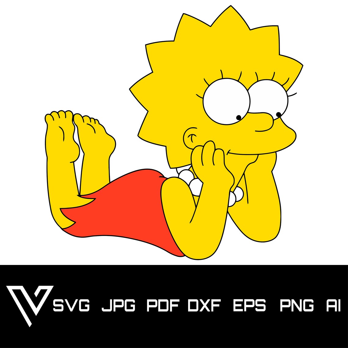 Lisa Simpson SVG Bundle Layered The Simpsons Vector Artwork | Etsy Lisa Simpson SVG Bundle Layered The Simpsons Vector Artwork | Etsy