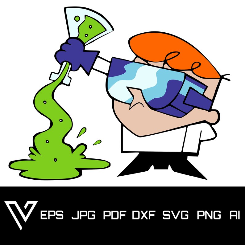 Dexter's Laboratory Dexter 5x SVG Cricut Cut File Clip | Etsy
