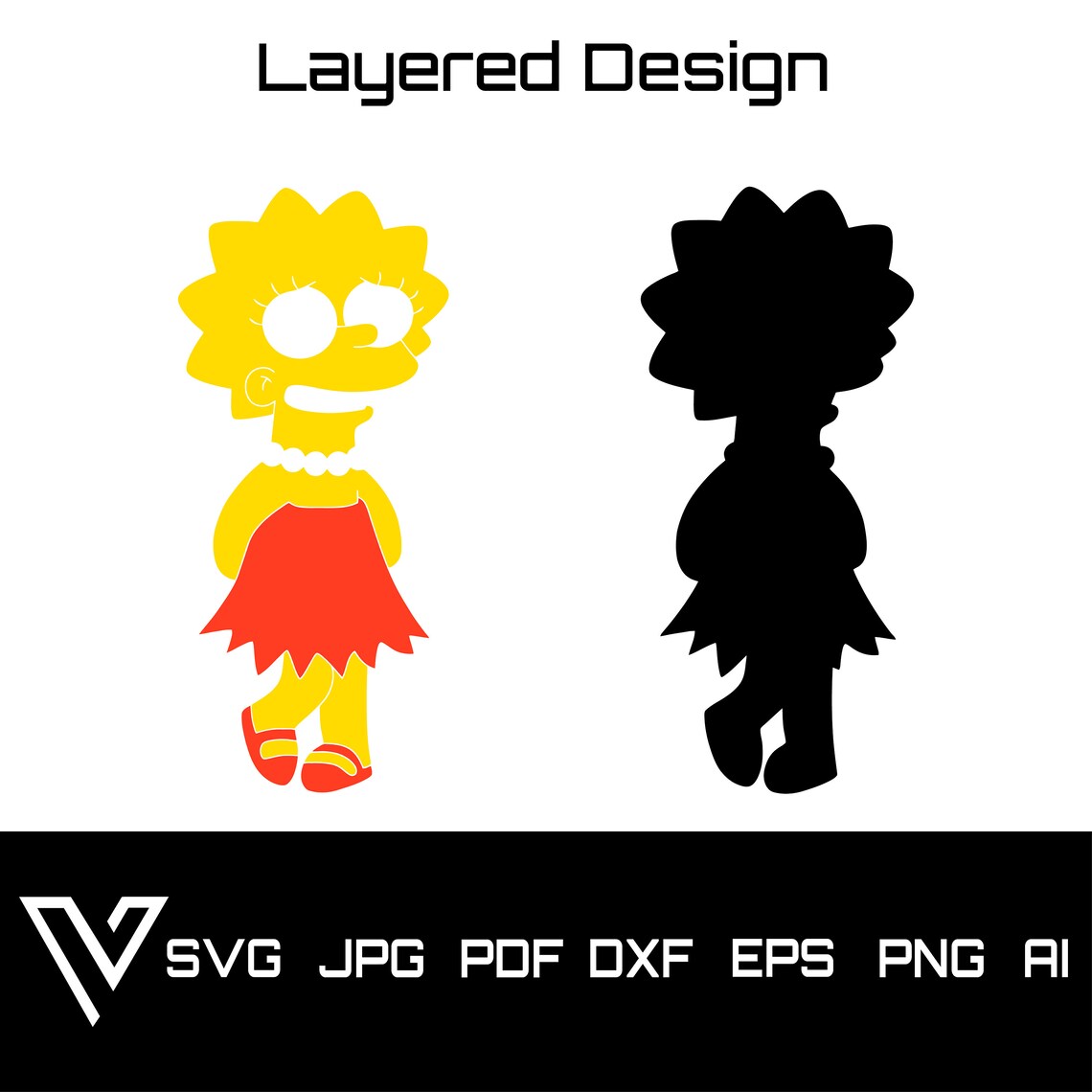 Lisa Simpson SVG Layered The Simpsons Vector Artwork Cricut | Etsy Lisa Simpson SVG Layered The Simpsons Vector Artwork Cricut | Etsy