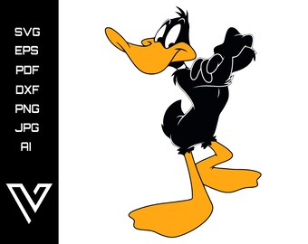 Daffy Duck Vector | Etsy
