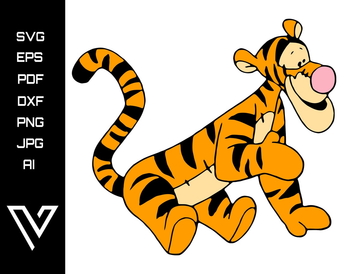 Tigger Winnie the Pooh Layered SVG Cricut Cut File Silhouette | Etsy