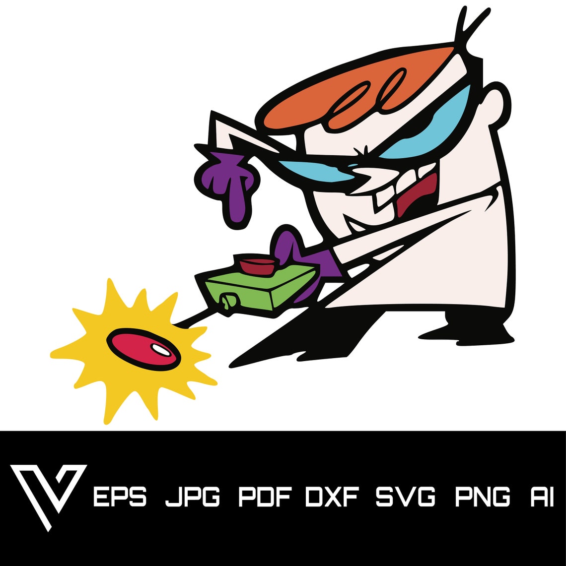 Dexter's Laboratory Dexter 5x SVG Cricut Cut File Clip | Etsy