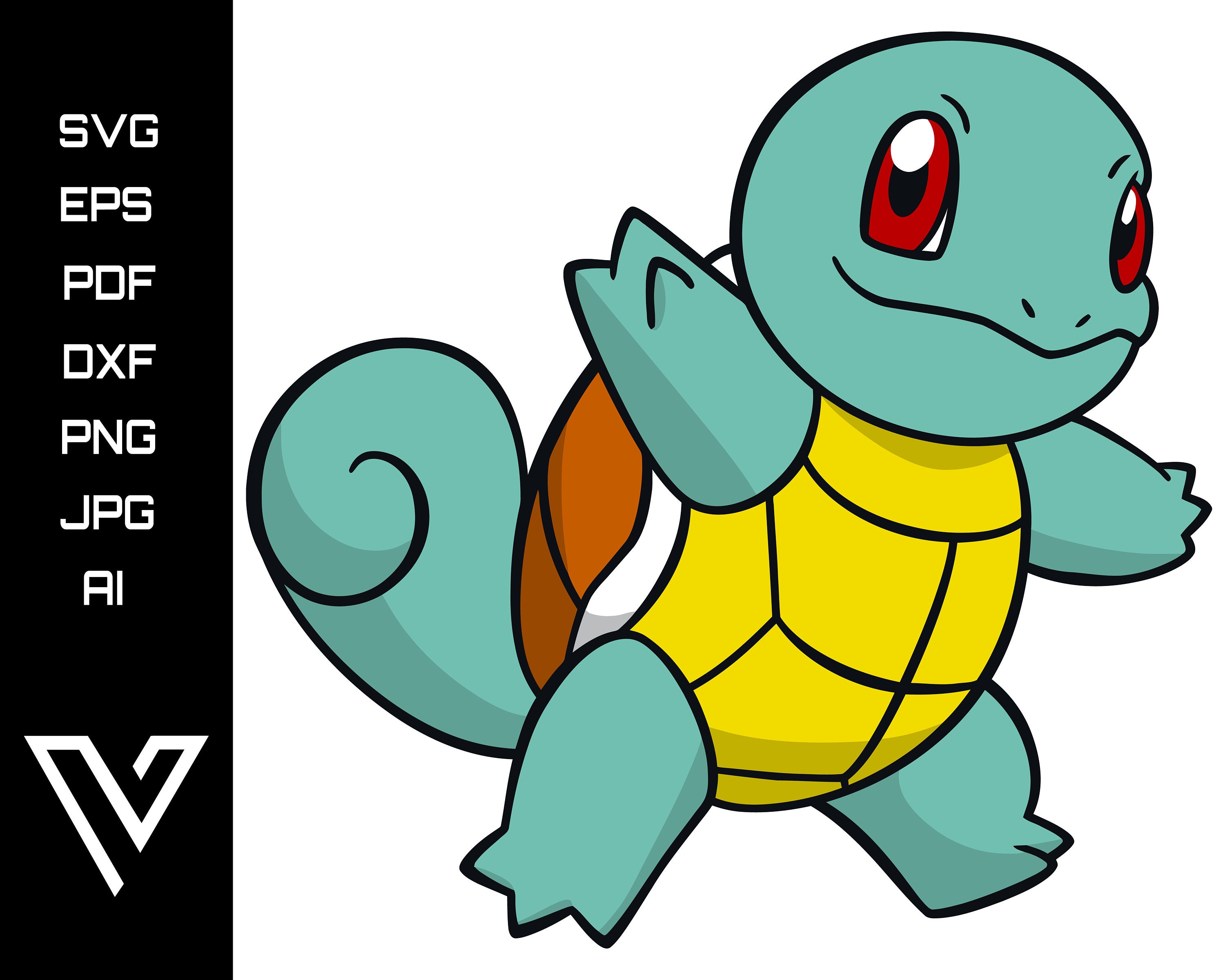Squirtle Svg Pokemon Svg Anime Svg Layered Svg Cricut Etsy Porn Sex
