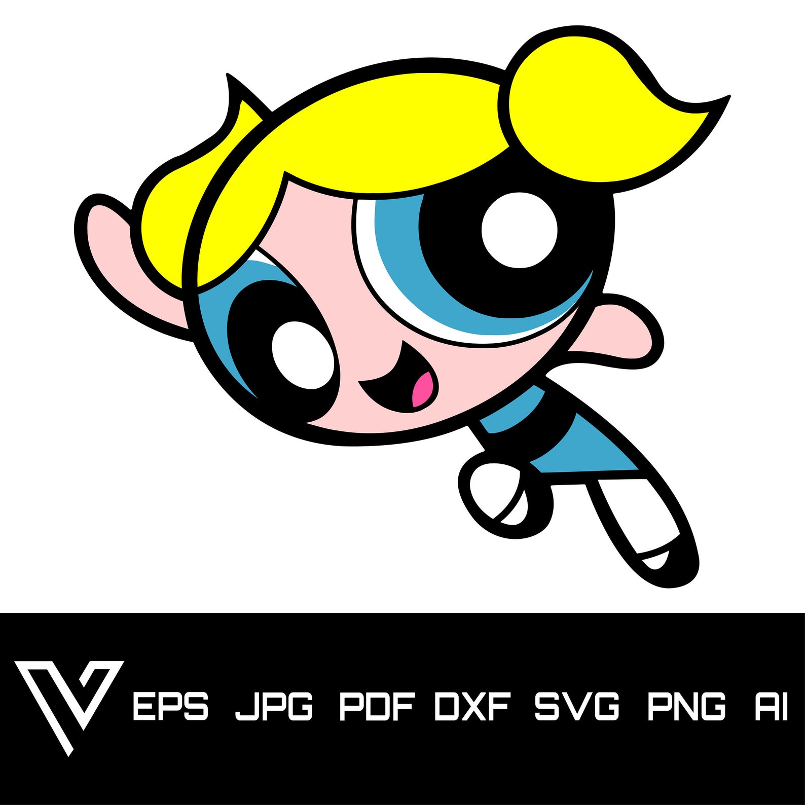 Bubbles The Powerpuff Girls Svg Bundle Bubbles Cricut Etsy