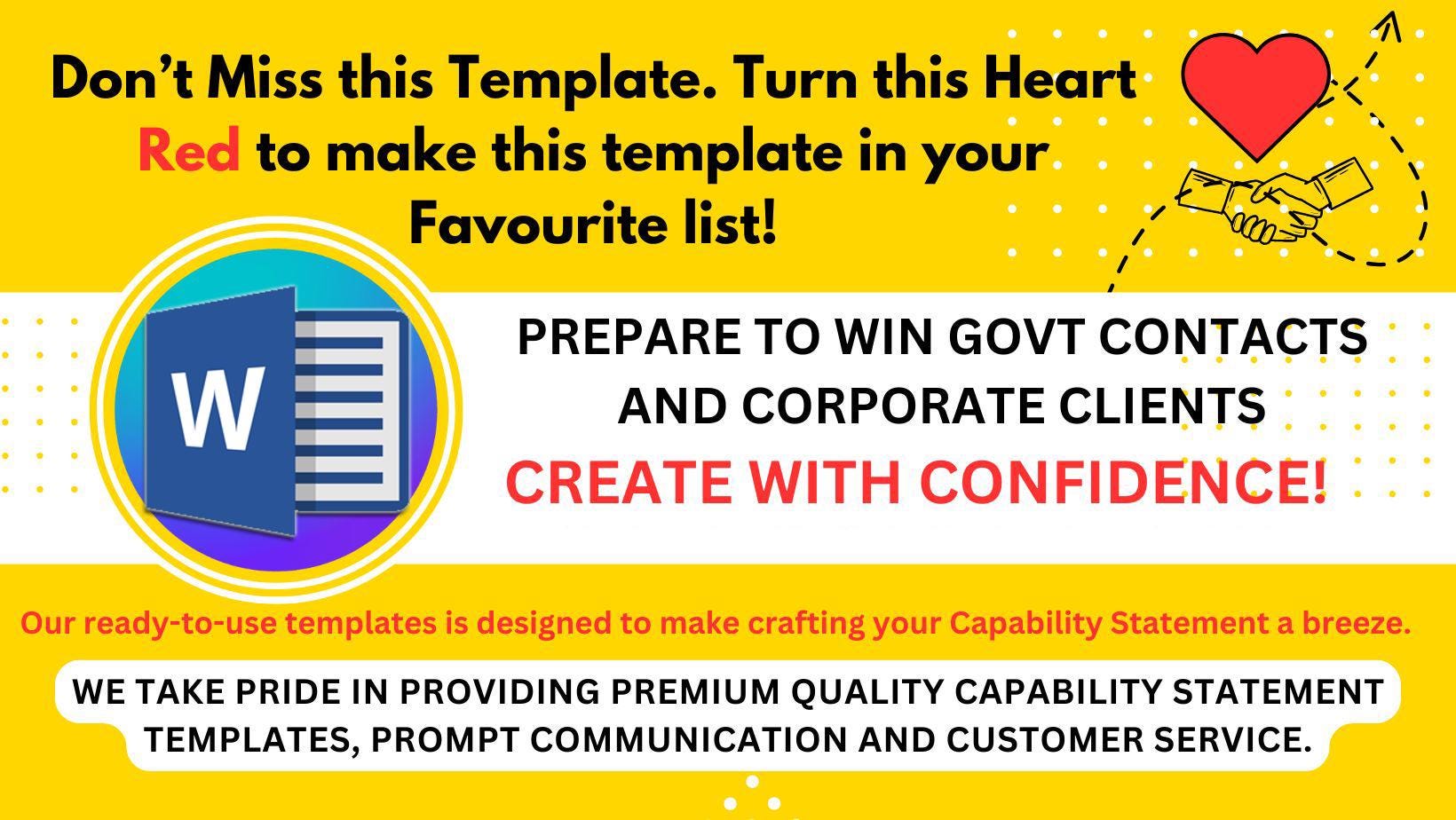 Capability Statement Template for Landscaping Contractors | Editable ...