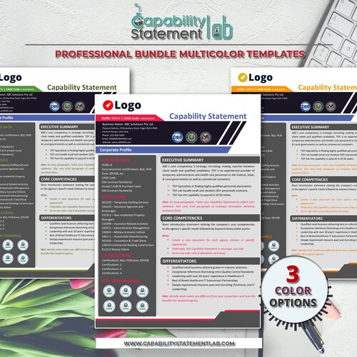 Electrical Capability Statement Template - Etsy