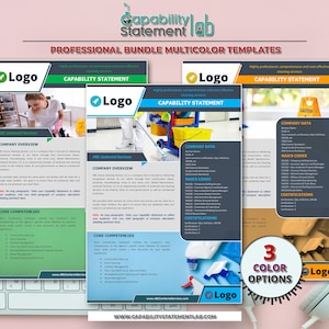 Janitorial Services Capability Statement Template - Etsy