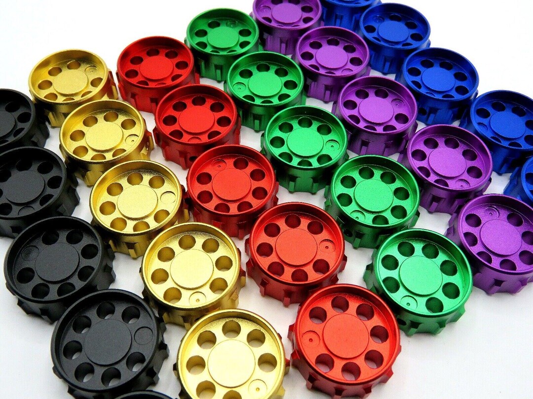 CNC Machined Anodized Aluminum Thumb Rotary Encoder Knob Sim Racing DIY ...