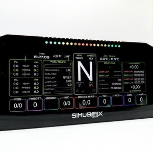 SIMUBOX 10.3 Inch DDU Sim Racing Dashboard With 28 RGB Led. Simhub ...
