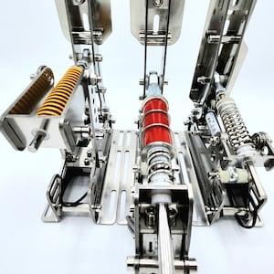 SIMUBOX Load Cell Pedals V2. Stainless Steel. 2 Hydraulic Dampers. SIM ...