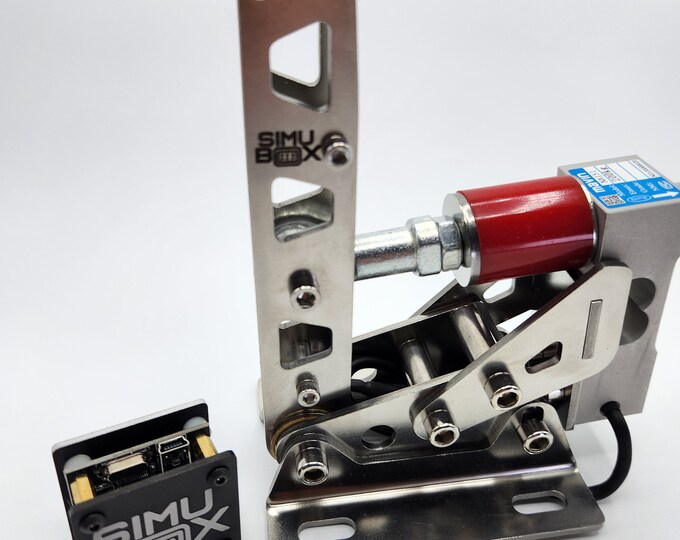 SIMUBOX Simracing Dual Position Load Cell Handbrake. All Metal. 200 KG ...