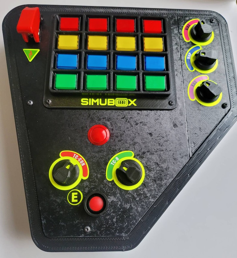 SIMUBOX 919 BUTTON BOX Sim Racing, Fanatec,simucube, Thrustmaster ...