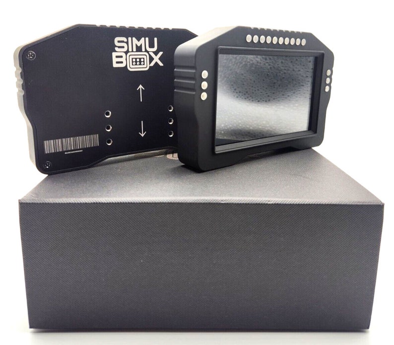 SIMUBOX DDU Sim Racing Dashboard Con 16 Led RGB. Vocore Compatible Con ...