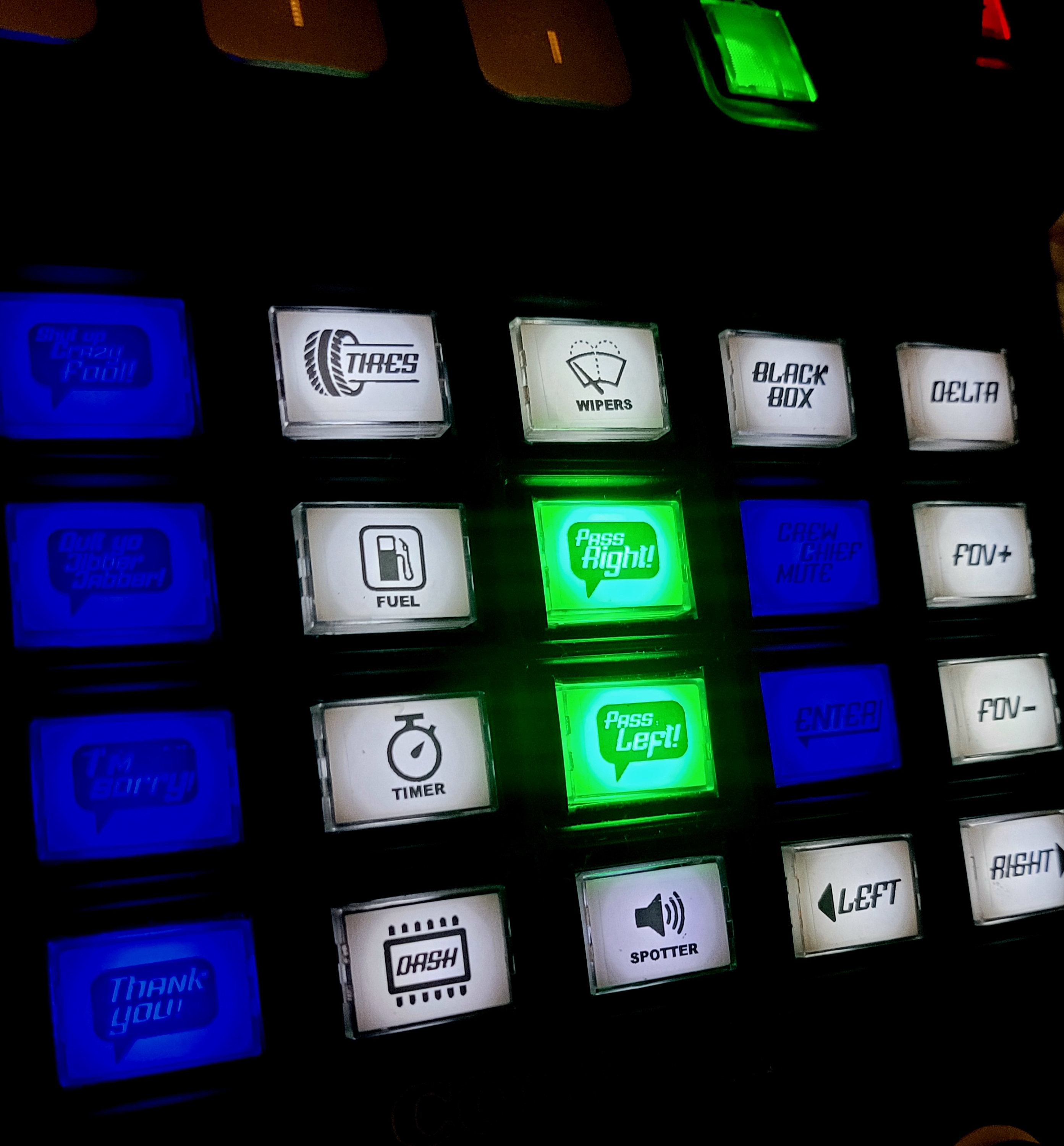 SIMUBOX M4 GT3 BUTTON BOX Sim Racing, Fanatec,simucube, Thrustmaster ...