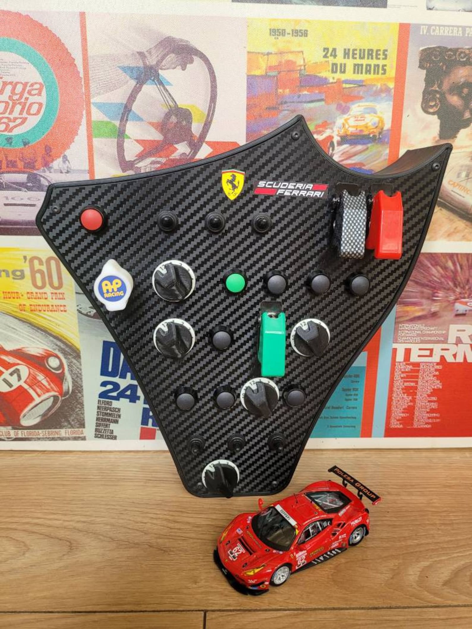 SIMUBOX 488 GT3 BUTTON BOX Sim Racing, Fanatec,simucube, Thrustmaster ...