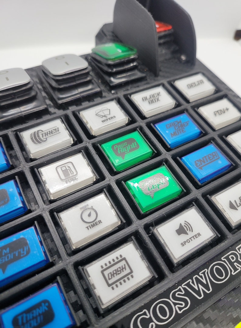 SIMUBOX M4 GT3 BUTTON BOX Sim Racing, Fanatec,simucube, Thrustmaster ...