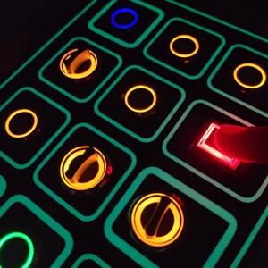 SIMUBOX R8 Button Box Sim Racing, Fanatec , Simucube, Thrustmaster Pc Linux Mac, Glow in the ...