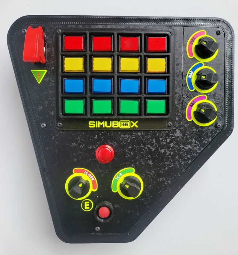SIMUBOX 919 BUTTON BOX Sim Racing, Fanatec,simucube, Thrustmaster ...