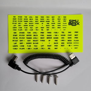 SIMUBOX R8 Button Box Sim Racing, Fanatec, Simucube, Thrustmaster Pc ...