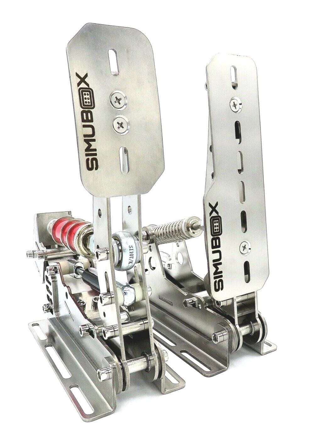 SIMUBOX Load Cell Pedals V2 Stainless Steel 2 Hydraulic Dampers ...