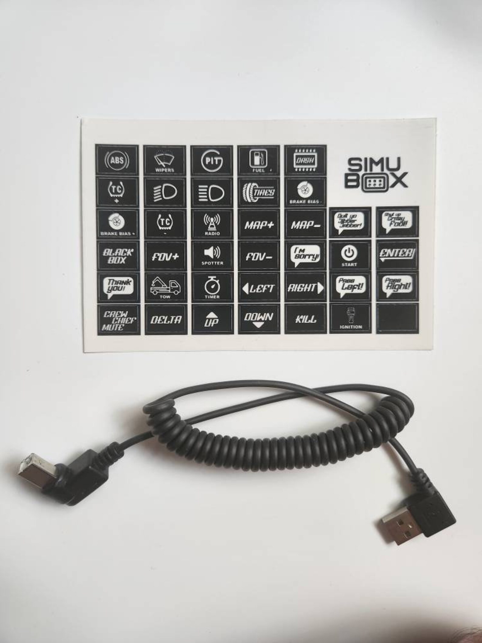 SIMUBOX GTE VANTAGE Button Box Sim Racing, Fanatec,simucube Pc Linux ...