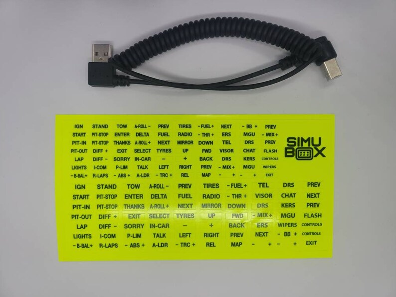 SIMUBOX 919 BUTTON BOX Sim Racing, Fanatec,simucube, Thrustmaster ...