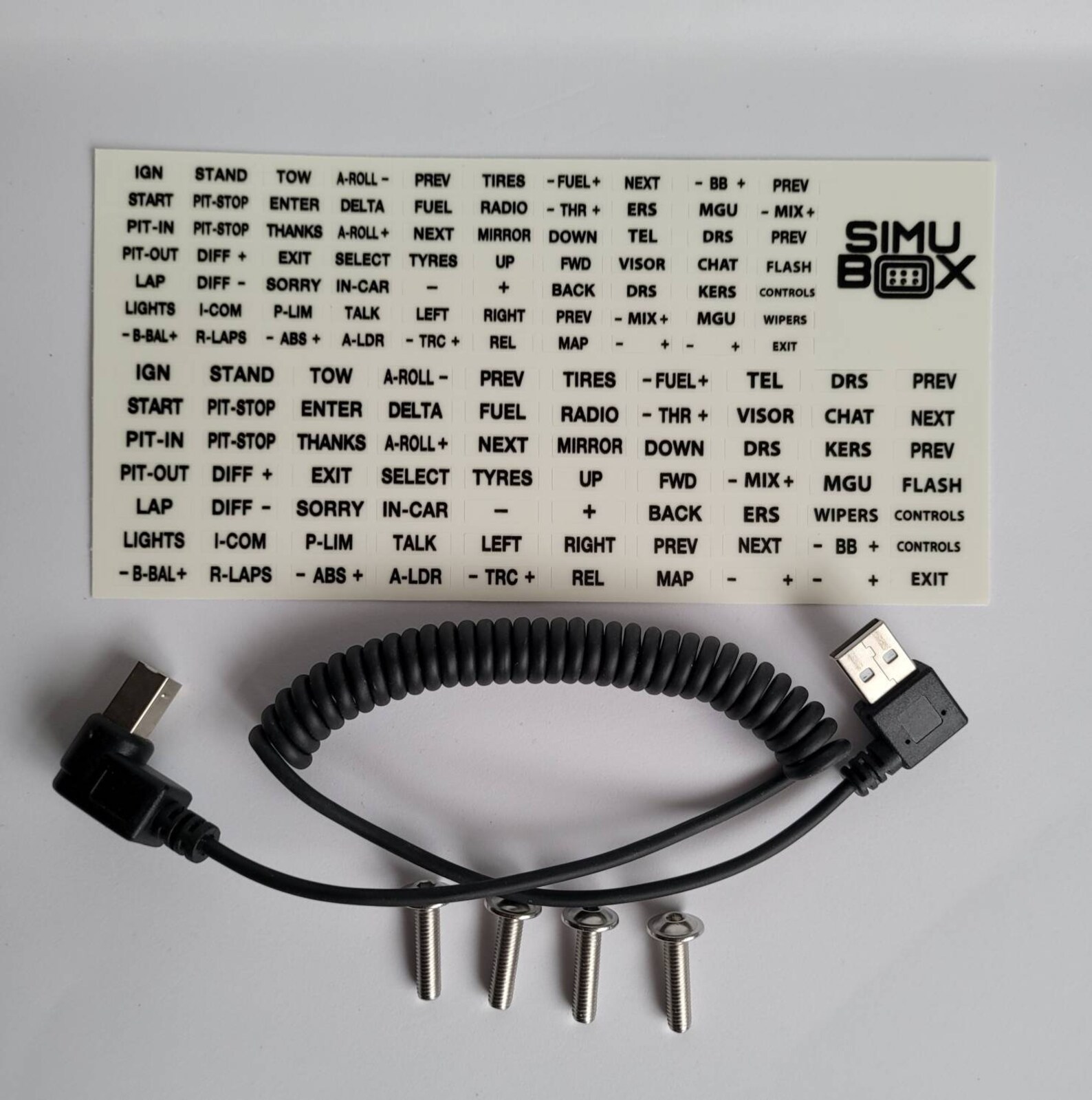 SIMUBOX 488 GT3 BUTTON BOX Sim Racing Fanatecsimucube - Etsy Canada