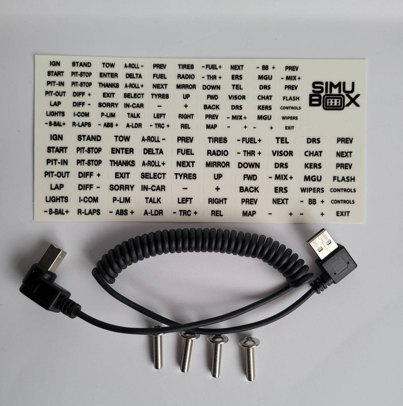 SIMUBOX 488 GT3 BUTTON BOX Sim Racing Fanatecsimucube - Etsy