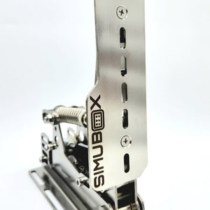 SIMUBOX Load Cell Pedals V2. Stainless Steel. 2 Hydraulic Dampers. SIM ...