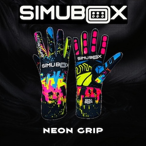 SIMUBOX Sim Racing Gloves - Neon Grip - GAMING GLOVES - Etsy