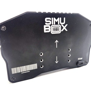 SIMUBOX DDU Sim Racing Dashboard Con 16 Led RGB. Vocore Compatible Con ...