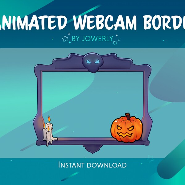 Halloween Animated Twitch Border - Etsy