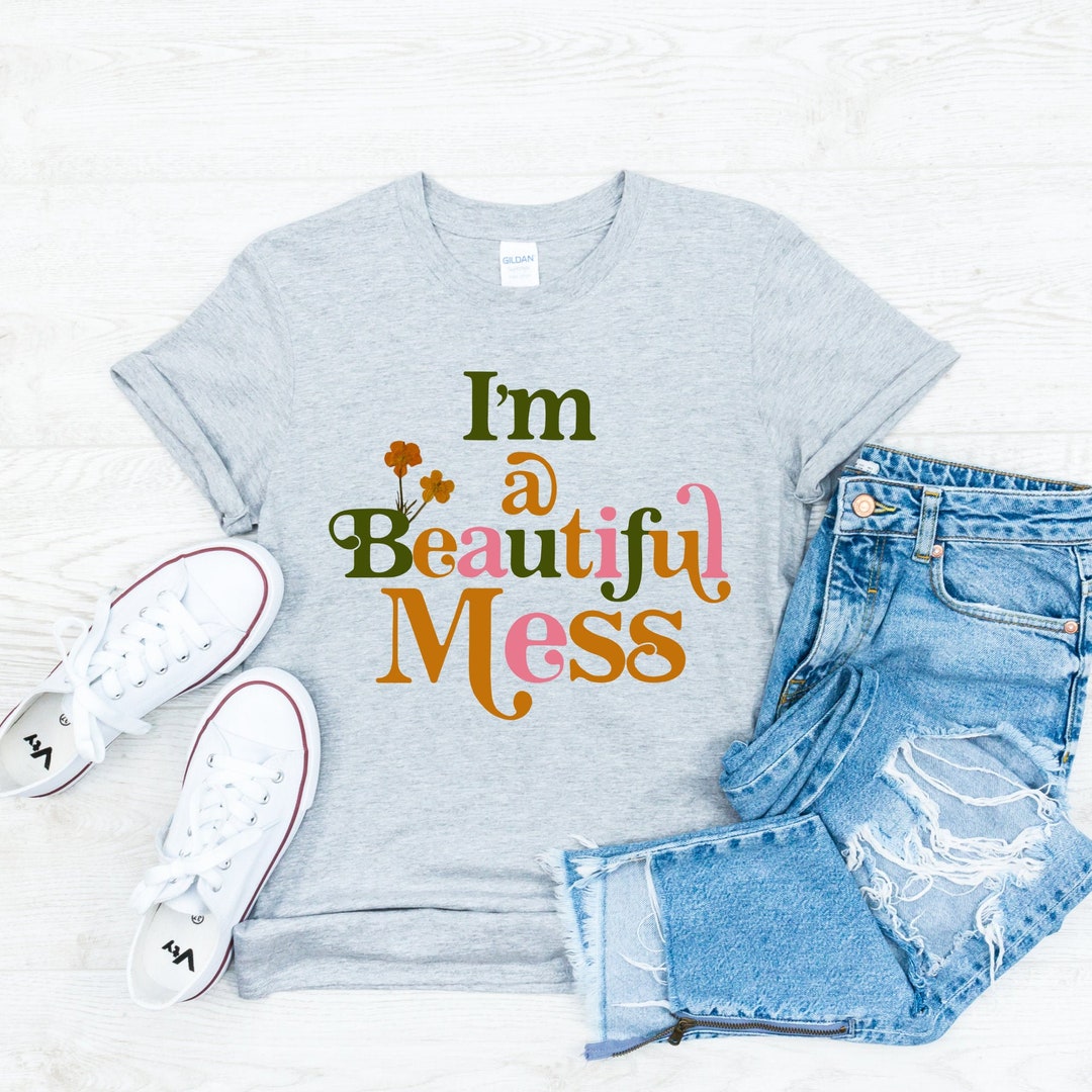 Its All Messy Shirt for Mom Funny Mom Life Shirt Working Mom - Etsy