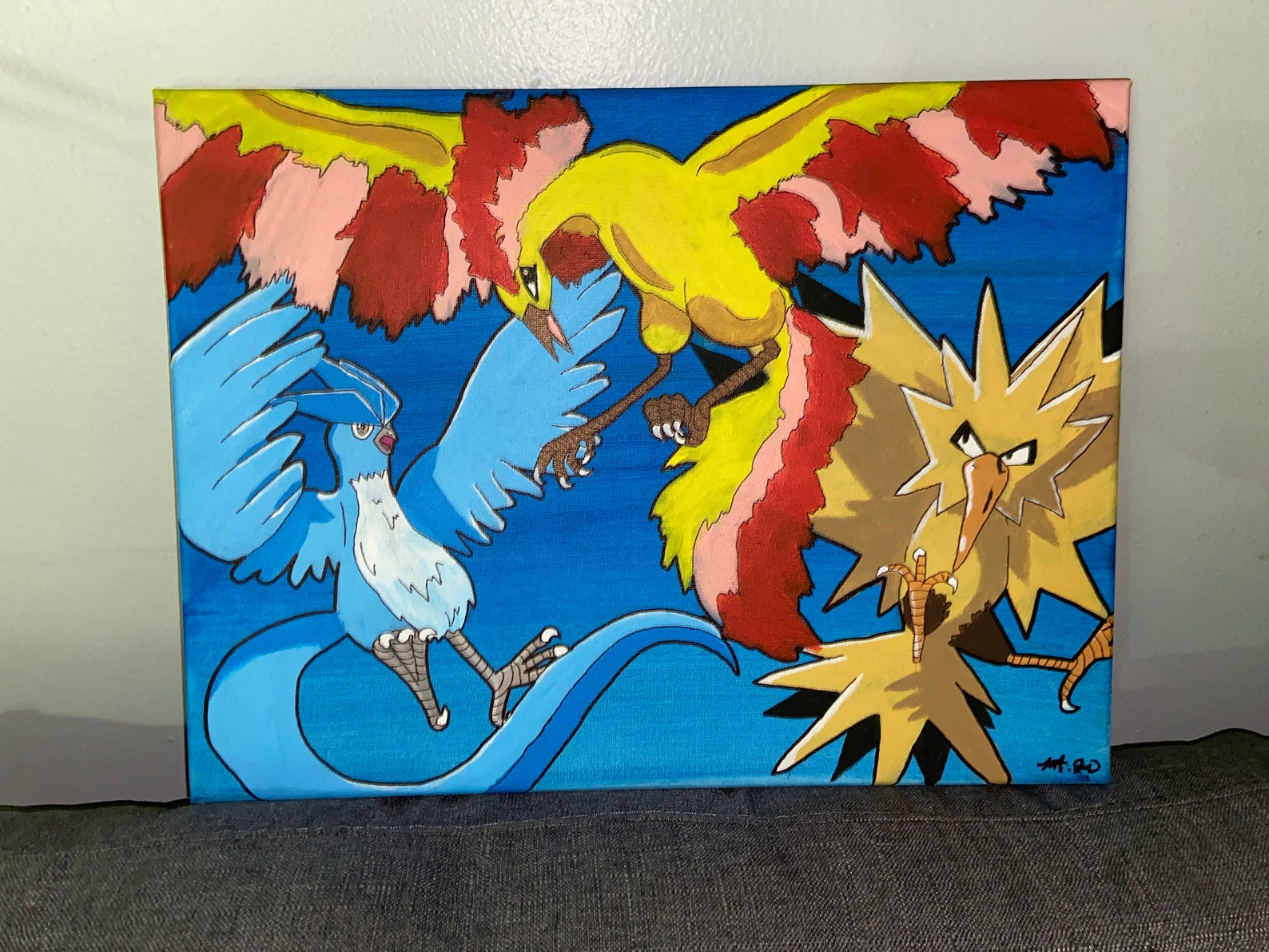Pokemon Legendary Kanto Birds Acrylic | Etsy