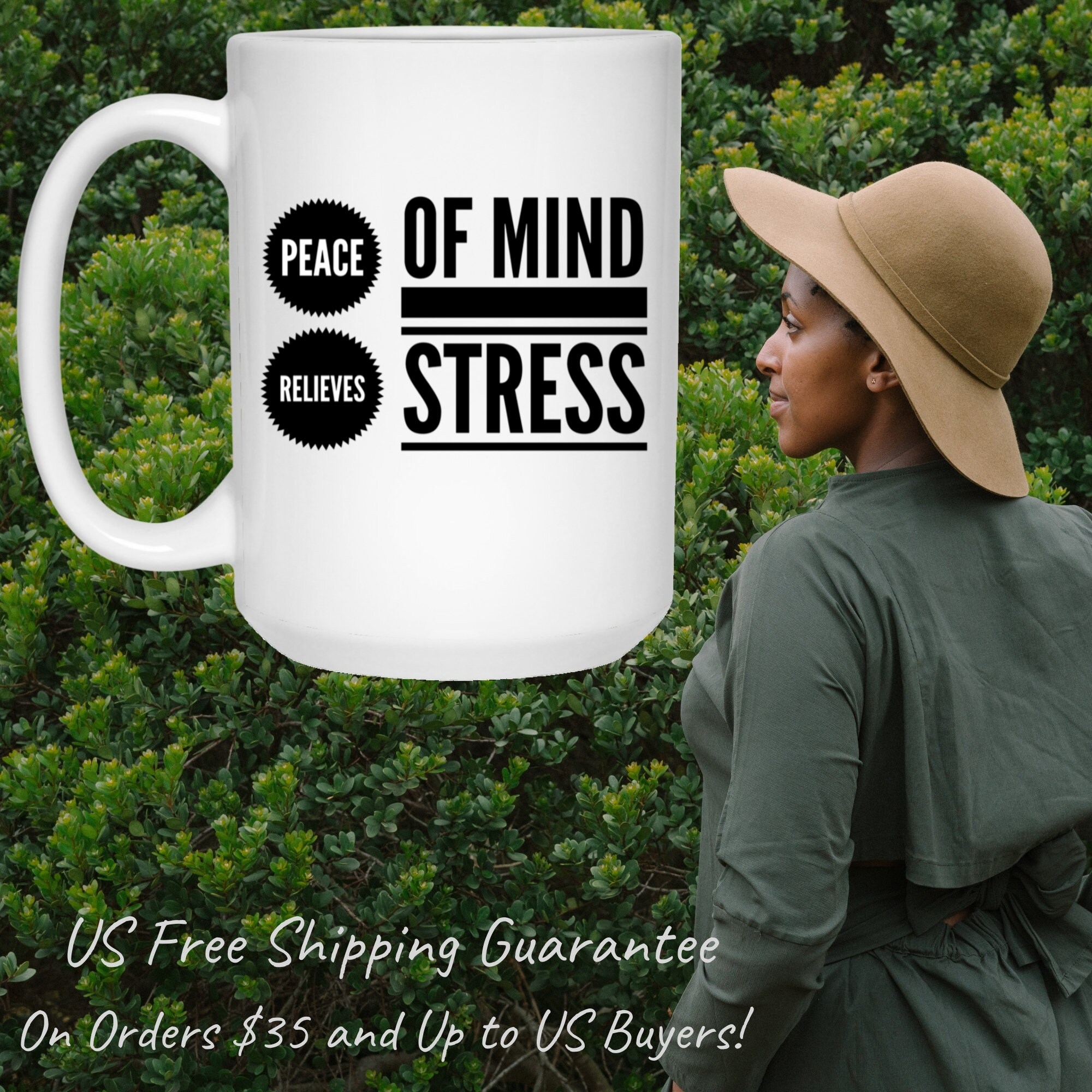 Peace Of Mind 15oz Mug Peace Coffee Mug Peace Of Mind Gift | Etsy