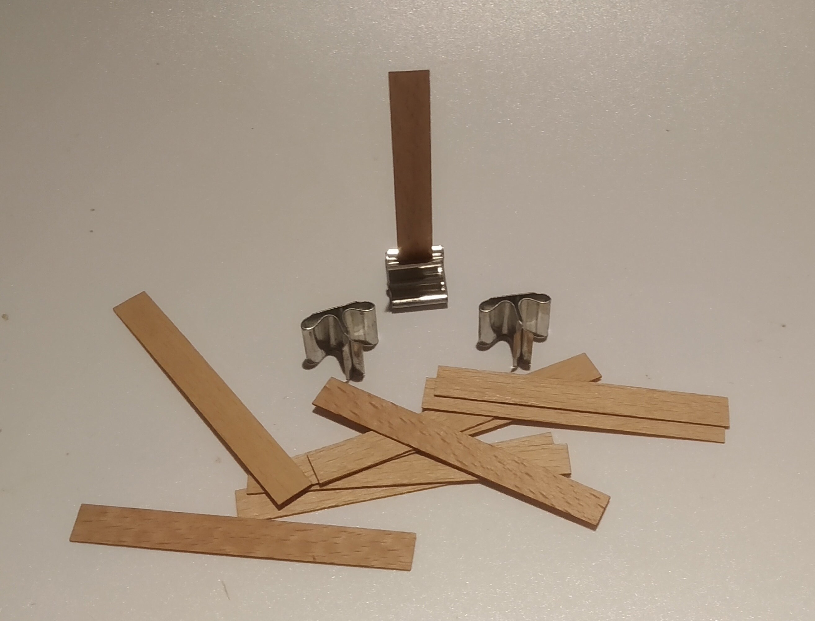 Impregnated Wooden Wicks 12 Pcs. Crackling Wooden Wicks | Etsy