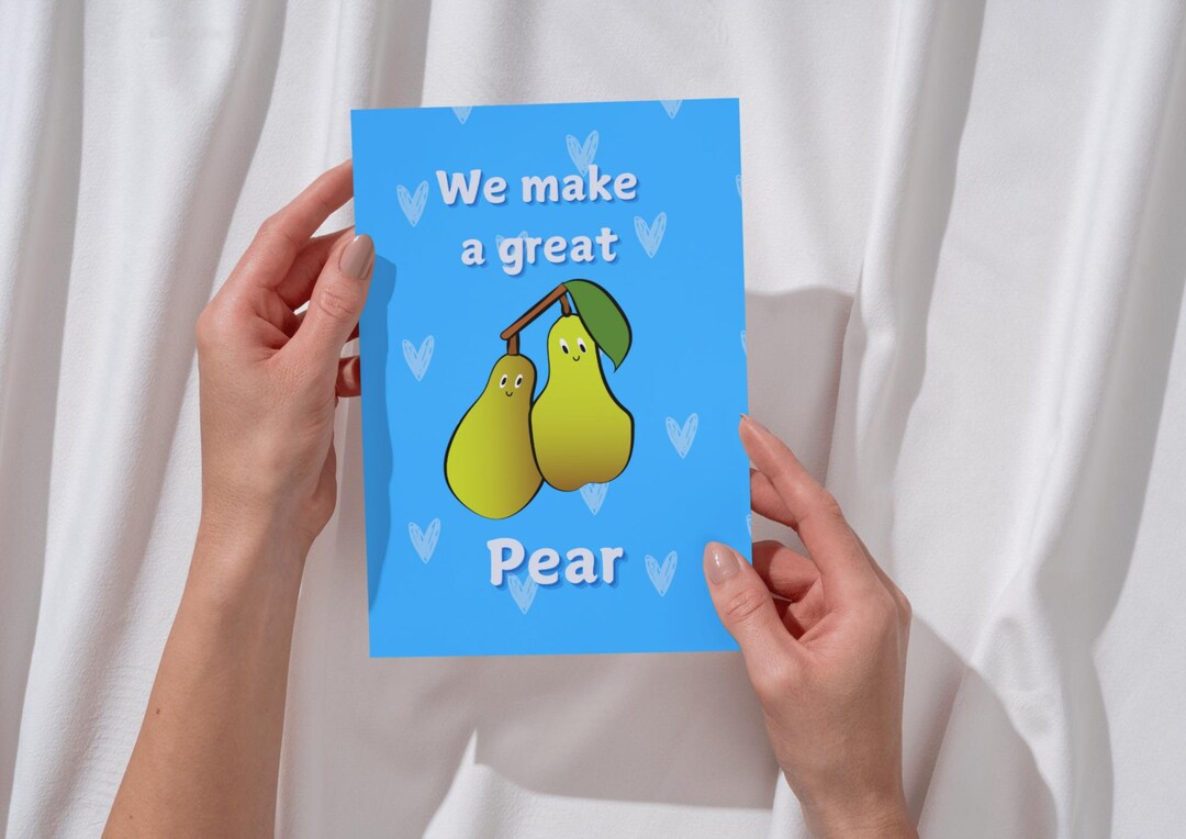 Valentine's Day Card Printable A4 Food Pun - Etsy