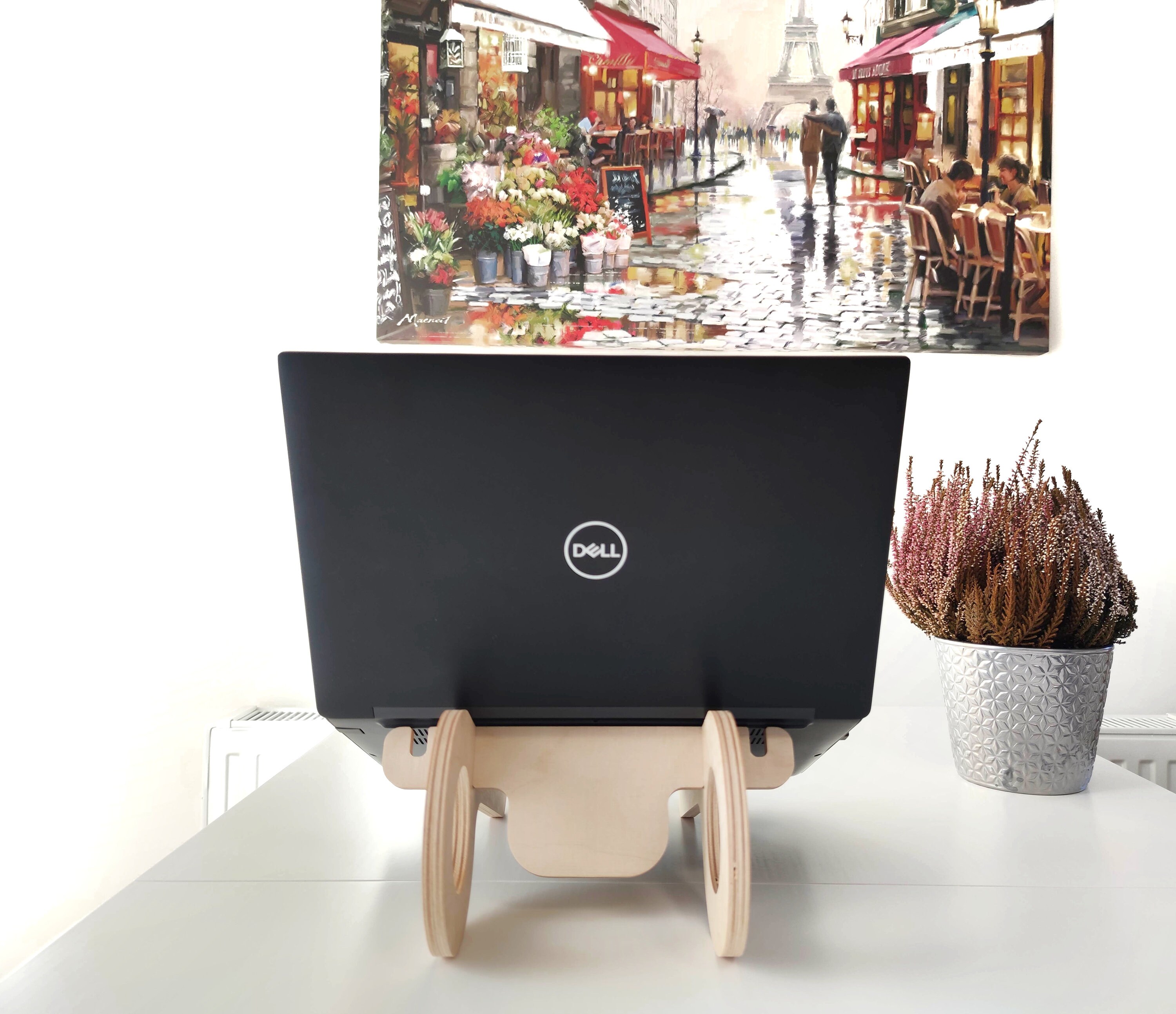 Wood Laptop Stand Premium Laptop Riser Wood Laptop Holder - Etsy