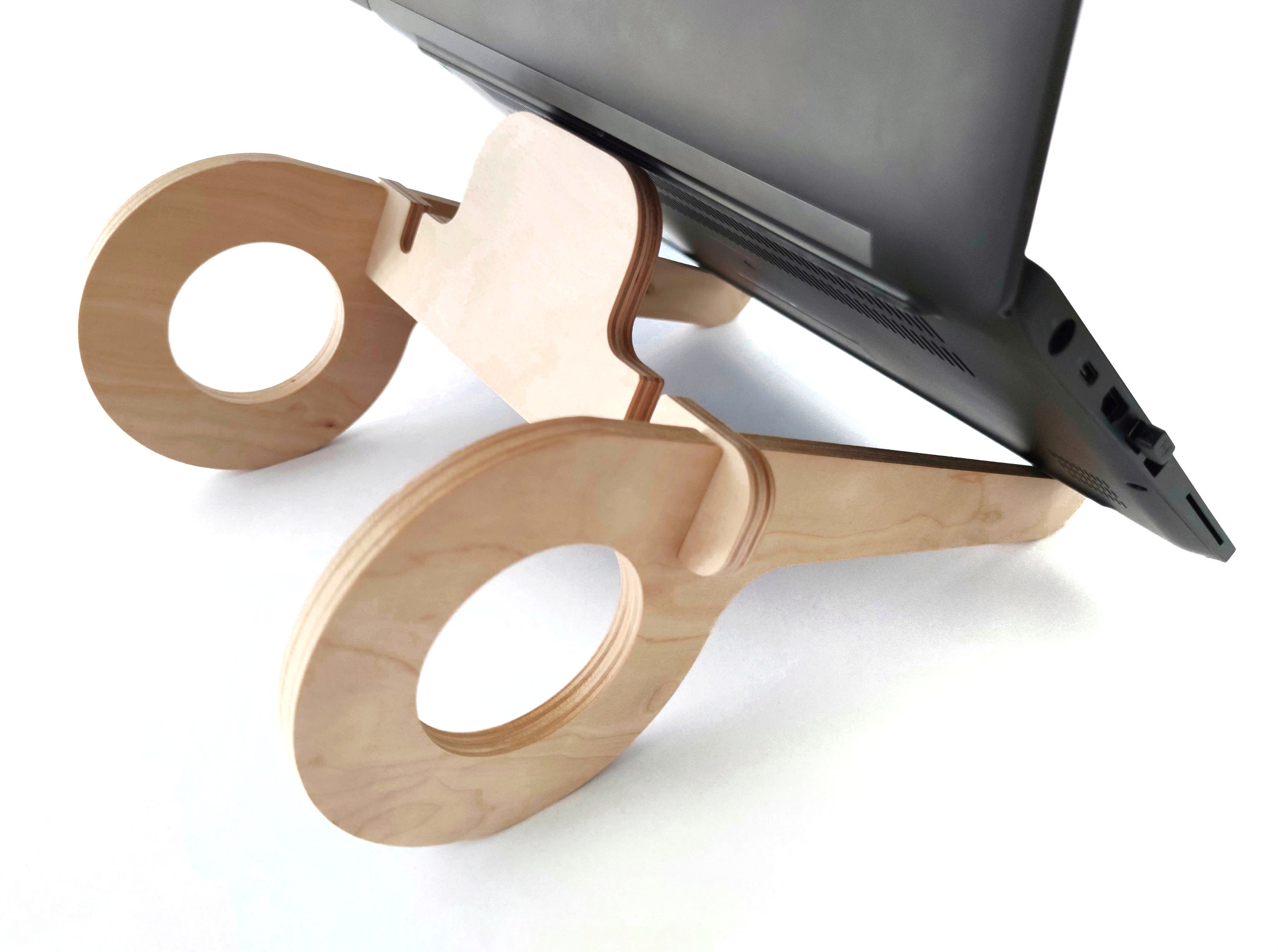 Laptop Stand. Perfect for Home Office. Laptop Riser. Wood - Etsy