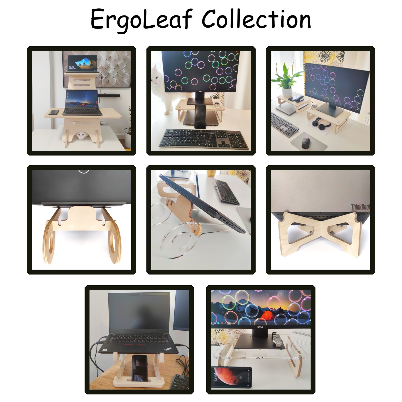 Dual Printer Stand. Wood Monitor Stand. Computer Screen Riser | Etsy