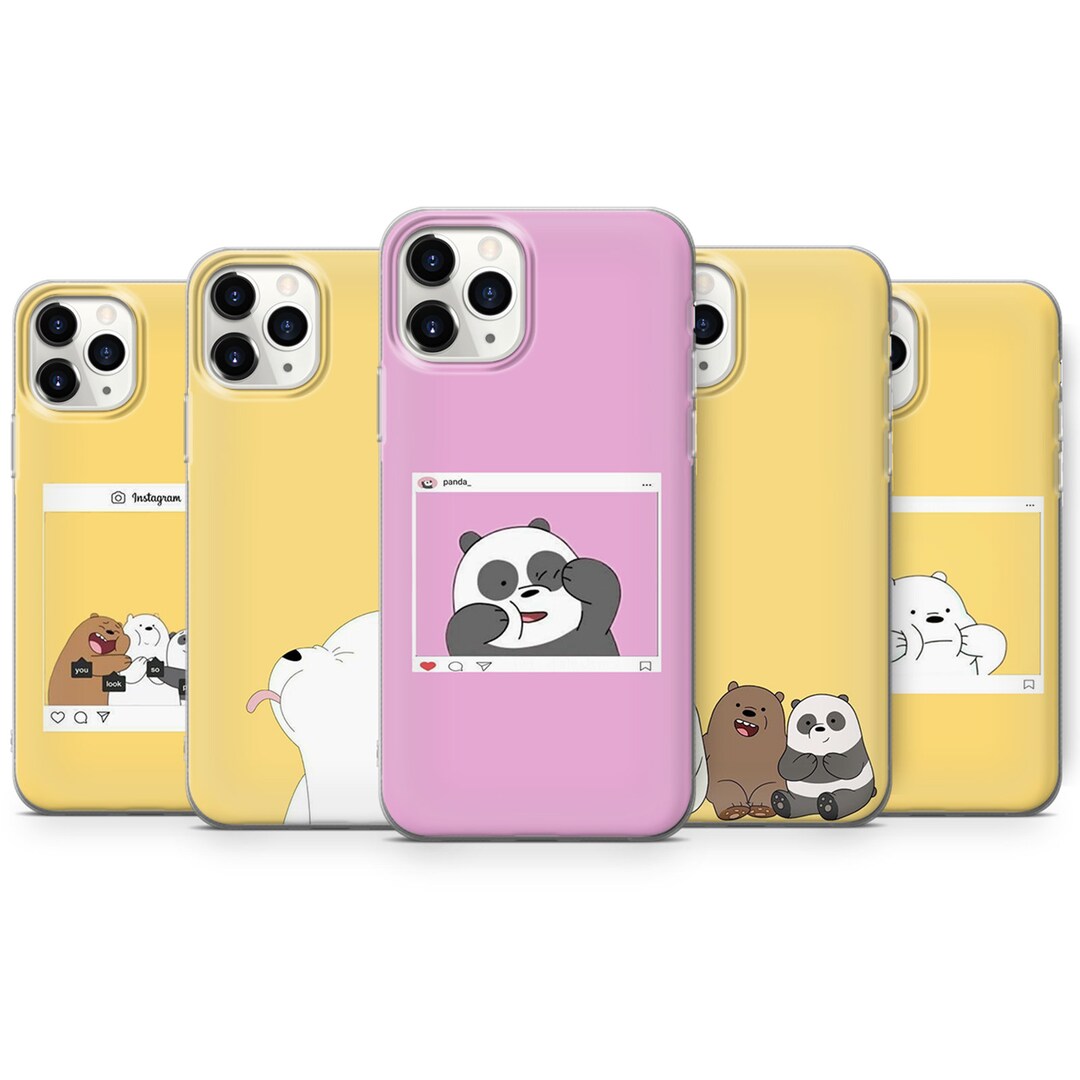 Cute Funny Cartoon Bear Covers for iPhone 14 14pro Maxiphone - Etsy